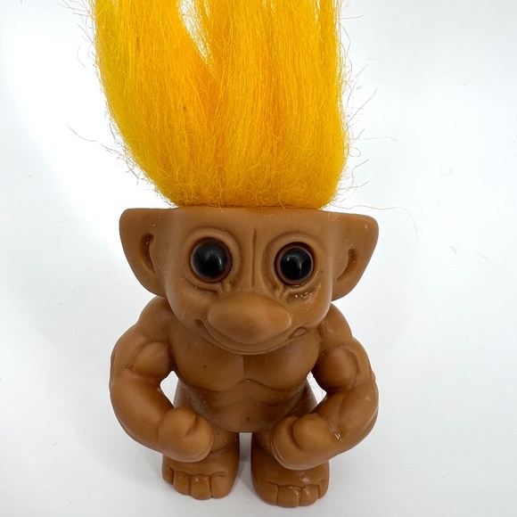 Vintage | Toys | Vintage 992 Ud Co Inc Lucky Troll Doll Yellow Hair ...